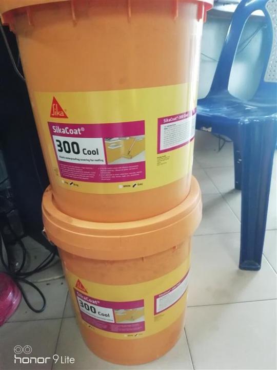 SIKA SikaCOAT 300 COOL MY Elastic Waterproofing Covering For Roofing ...