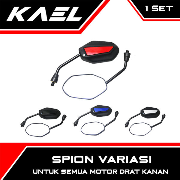 Spion Set Variasi Protex Honda Semua Jenis Motor Honda Drat Kanan Baut ...