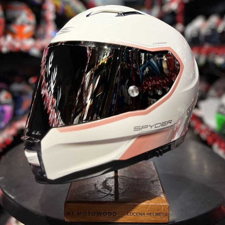 SPYDER CORSA V2 Full Face Dual Visor Helmet w/ FREE EXTRA VISOR | Lazada PH