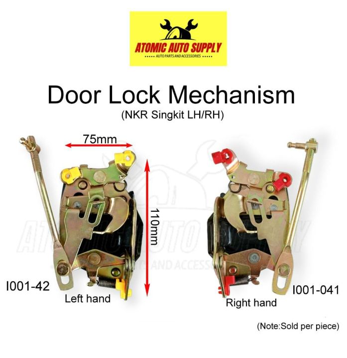 ISUZU NKR DOOR LOCK MECHANISM SINGKIT (RH - I001-041 / LH - I001-042 ...