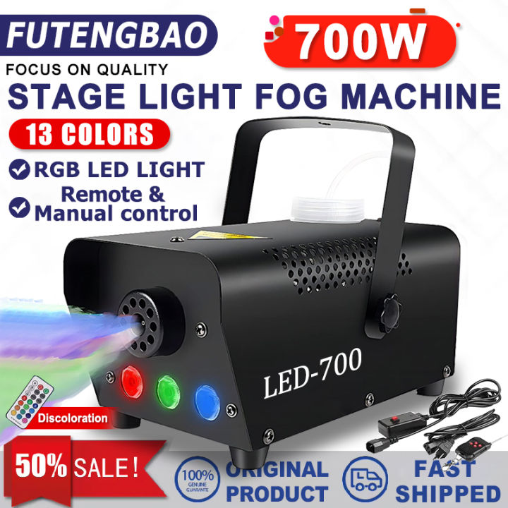 Smoke Machine 700W Professional Haze Fog Machine Disco Lights Fog ...