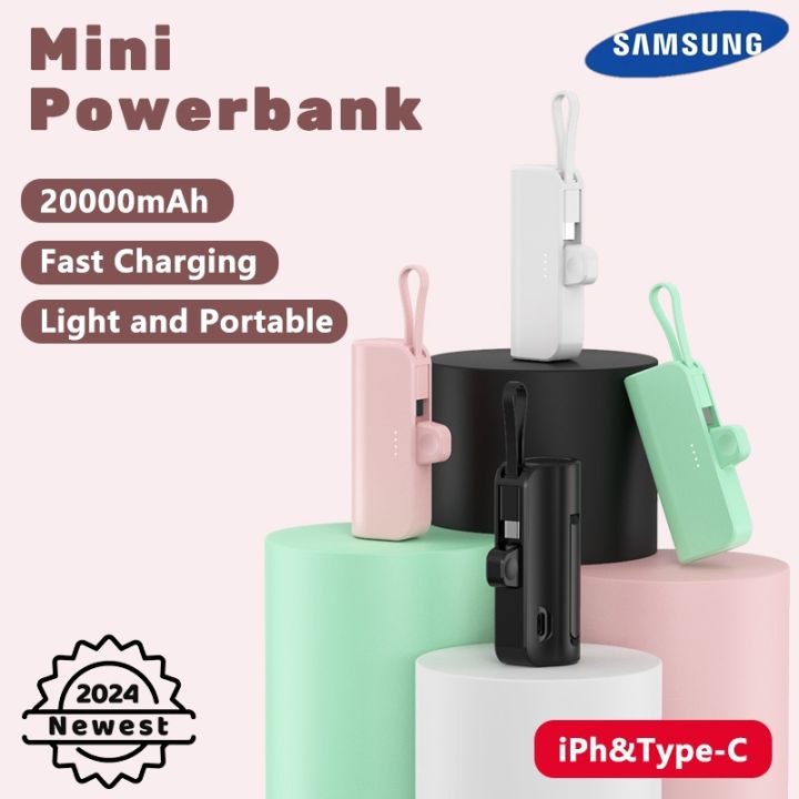 Samsung Mini Powerbank 20000mAh iPhone&Type-C Small Portable Phone ...