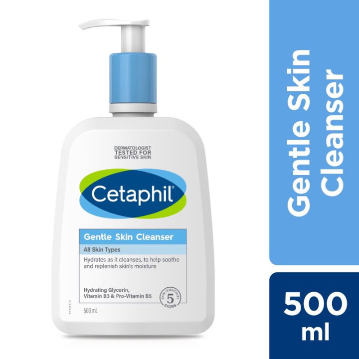 【100%original】Cetaphil Gentle Skin Cleanser 500ml - which can hydrate ...
