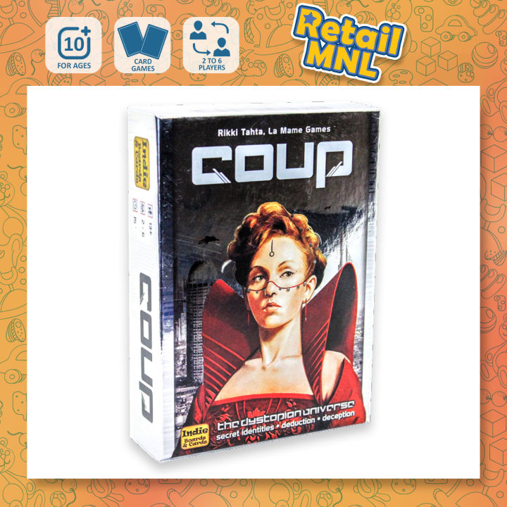 Retailmnl Rebellion: A Game About Coup Card Games Party Game Cards ...