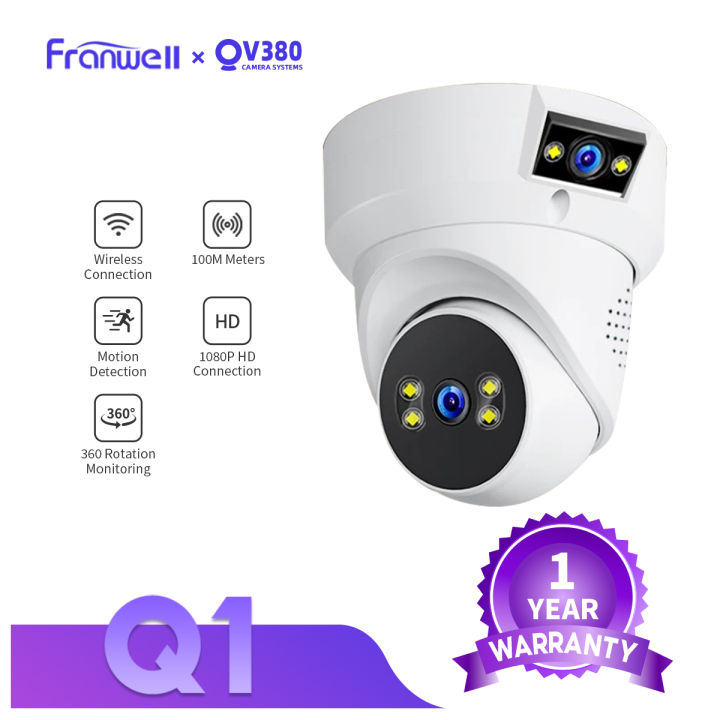 V380-Dual-Q1 Wireless Smart Security Surveillance IP Camera 1080P HD ...