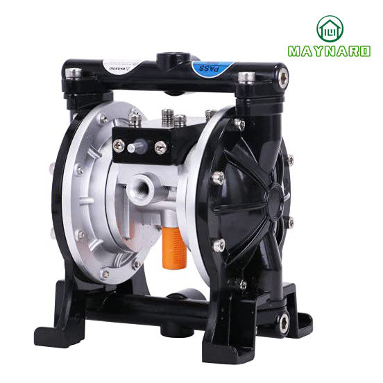 Air-Operated Diaphragm Pump Pneumatic Double Diaphragm Pump 3/8" Inlet & Outlet Transfer Pump 1/ ...