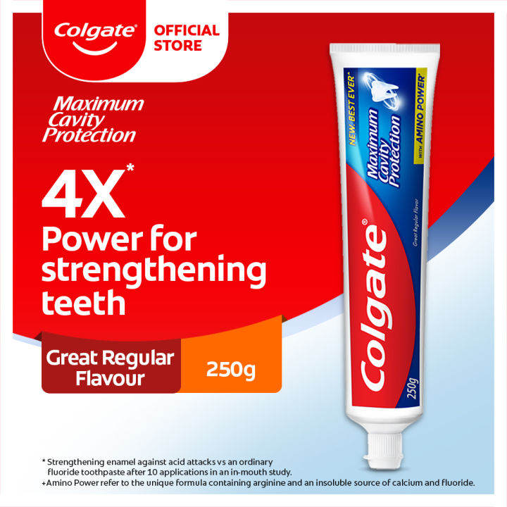 Colgate Maximum Cavity Protection Great Regular Flavour Toothpaste 250g ...