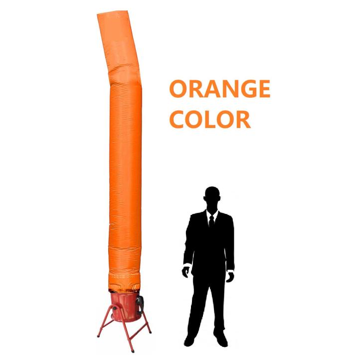 Air Dancer (Sky Dancer) Straight Tube Cloth Orange Color 14 feet ...