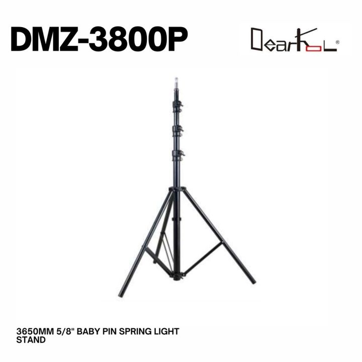 Dearkol DMZ-3800P 3650mm 5/8" Baby Pin Spring Light Stand | Lazada.co.th