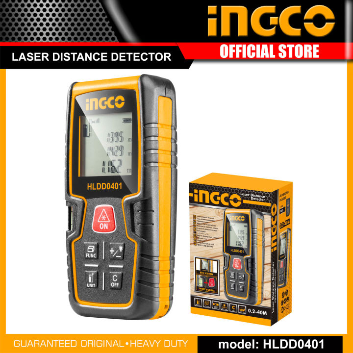 Ingco HLDD0401 Laser Distance Meter Detector 0.2-40m IPT | Lazada PH