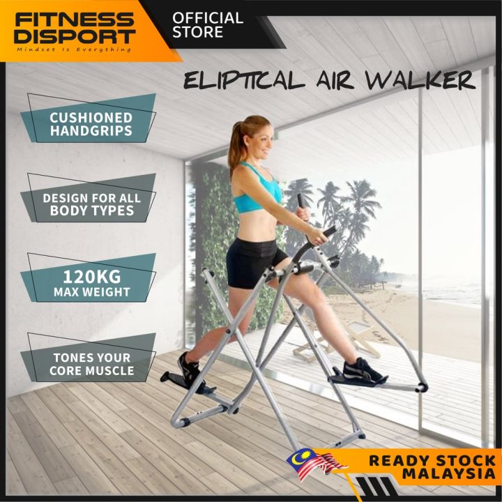 Eliptical Air Walker Exerciser Pro Cross Trainer Stepper Foldable Sport ...