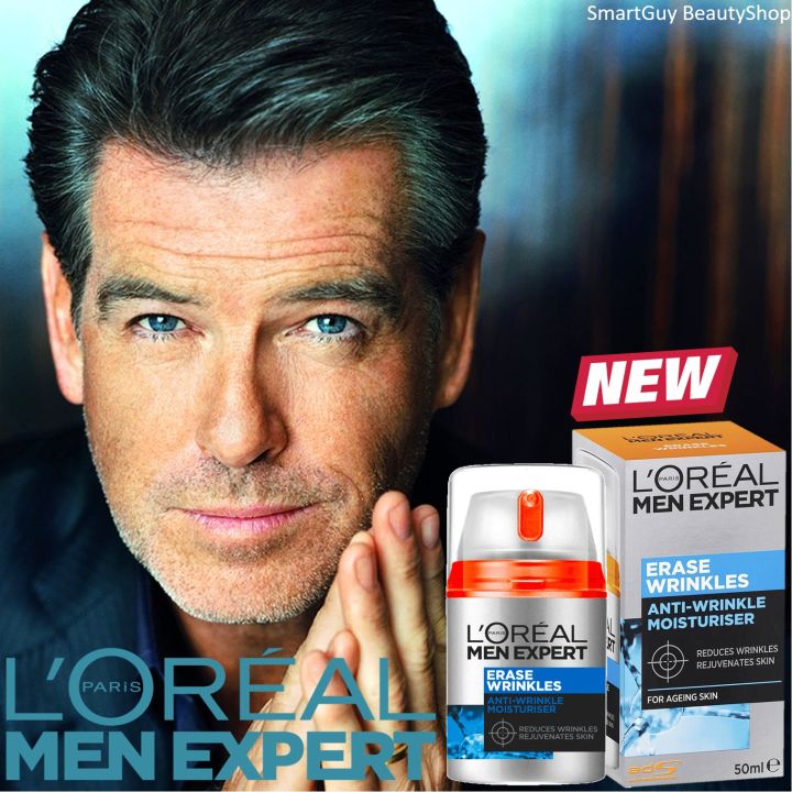 LOreal Mens Expert Erase Wrinkles Moisturising Cream 50ml ผลิตภัณฑ์ครีม ...