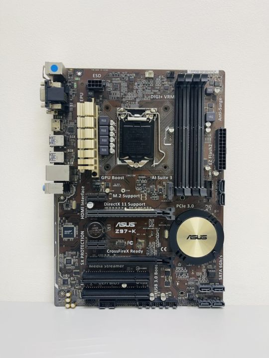 ASUS Z97-K Desktop 4TH 5TH GEN ATX Motherboard Z97 Socket LGA 1150 i3 ...