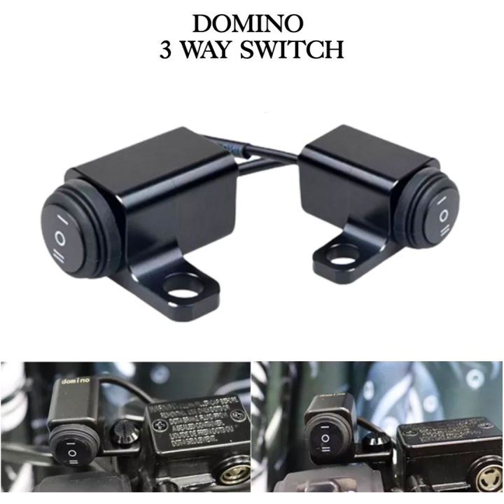Motorcycle Parts Domino Mini Driving Light Switch 3 Way Left Right ...