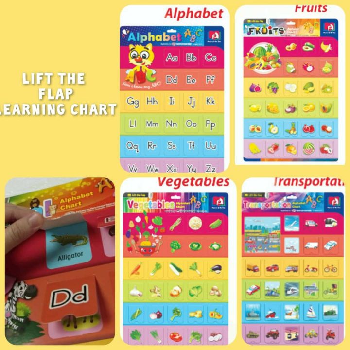 🌻𝐑𝐄𝐀𝐃𝐘-𝐒𝐓𝐎𝐂𝐊🌻 LEARNING CHART FOR EARLY EDUCATION / FLIP THE FLAP ...