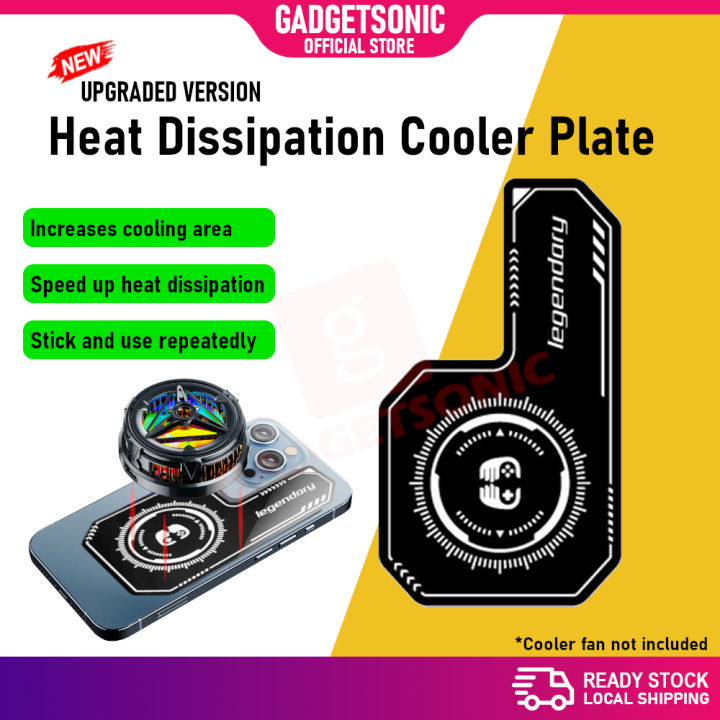 Thermal Conductive Cooling Pad Mobile Phone Gaming Cooler Magnetic Heat ...