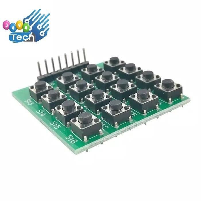 Modul Keypad 4x4 Matrix 16 Tombol Mcu Push Button 8 Pin | Lazada Indonesia
