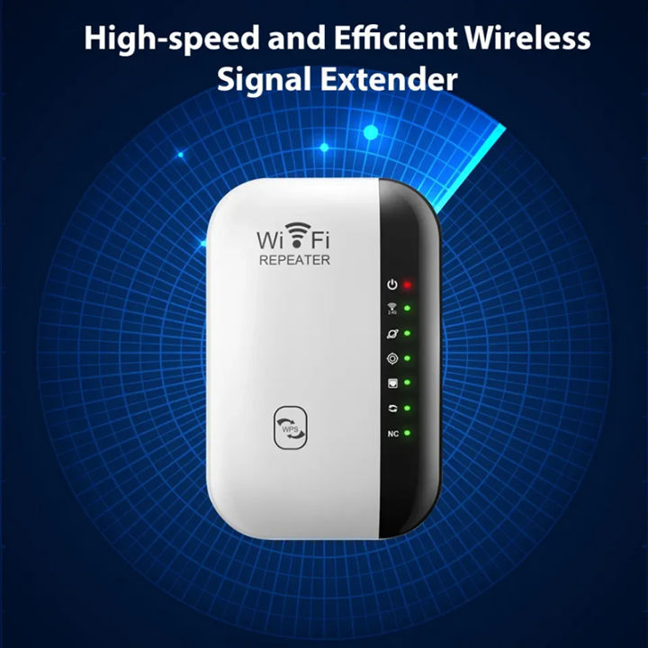 IDEAL1 300M Signal Amplifier 7 Indicator Lights Range Booste Extender ...