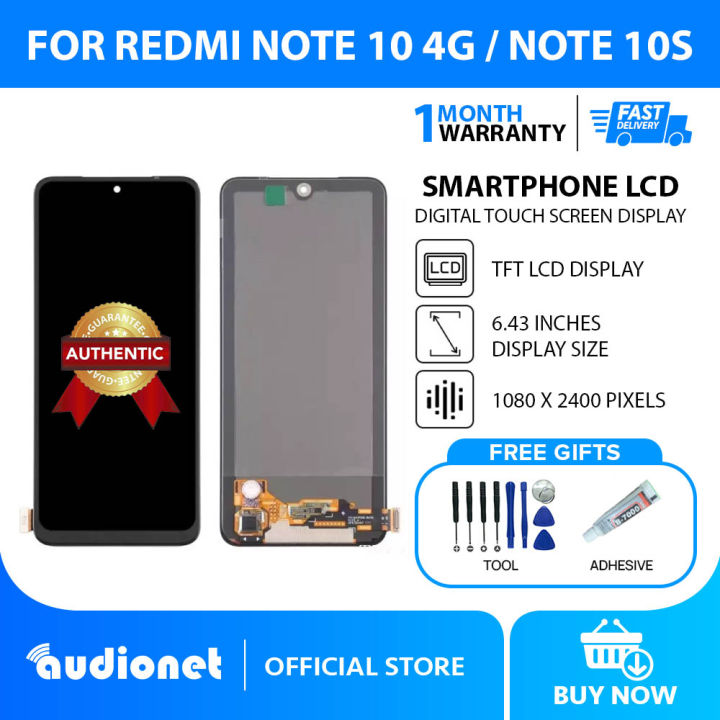 Smartphone LCD for Xiaomi Redmi Note 10 4G/Note 10s (TFT) Digital Touch ...