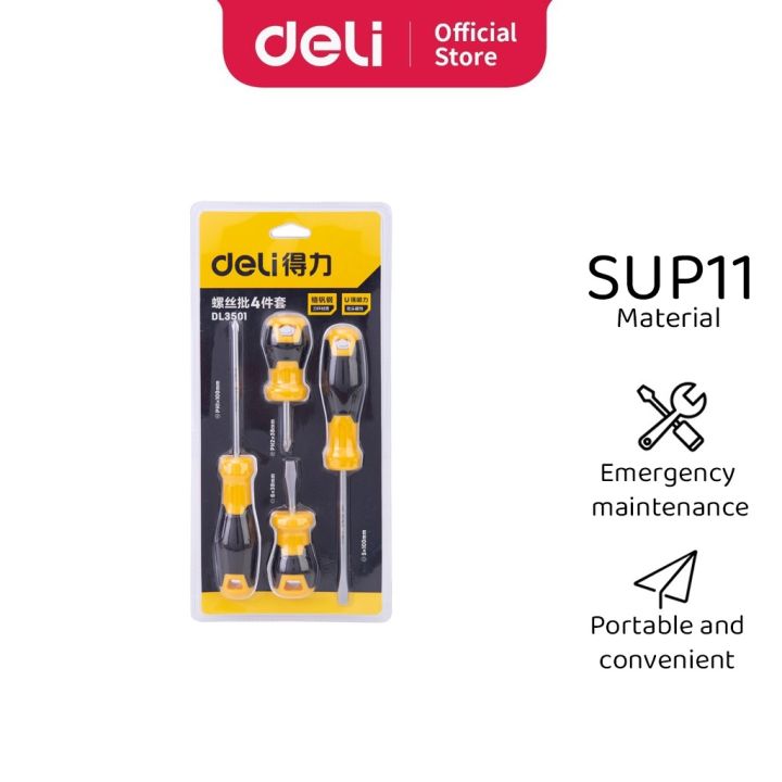 Deli Tools Screwdriver Sets Emergency Maintenance [6 Pcs/Set] DL3502 ...