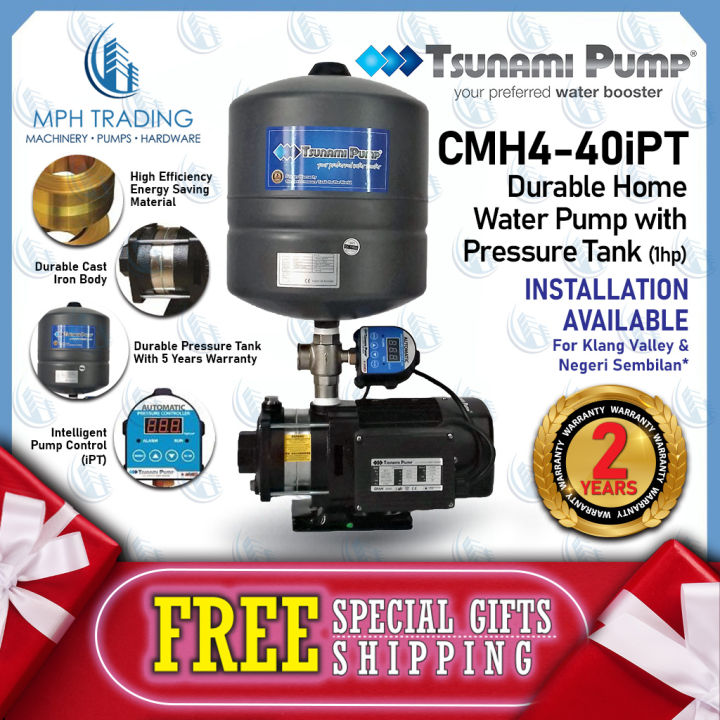 Tsunami CMH4-40iPT (1.0hp) CMH4-50iPT (1.2hp) CMH4-60iPT (1.5hp) Home ...