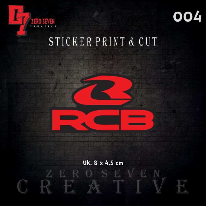 STIKER RCB LOGO / STIKER RACING / STIKER MOTOR / STIKER AESTHETIC ...