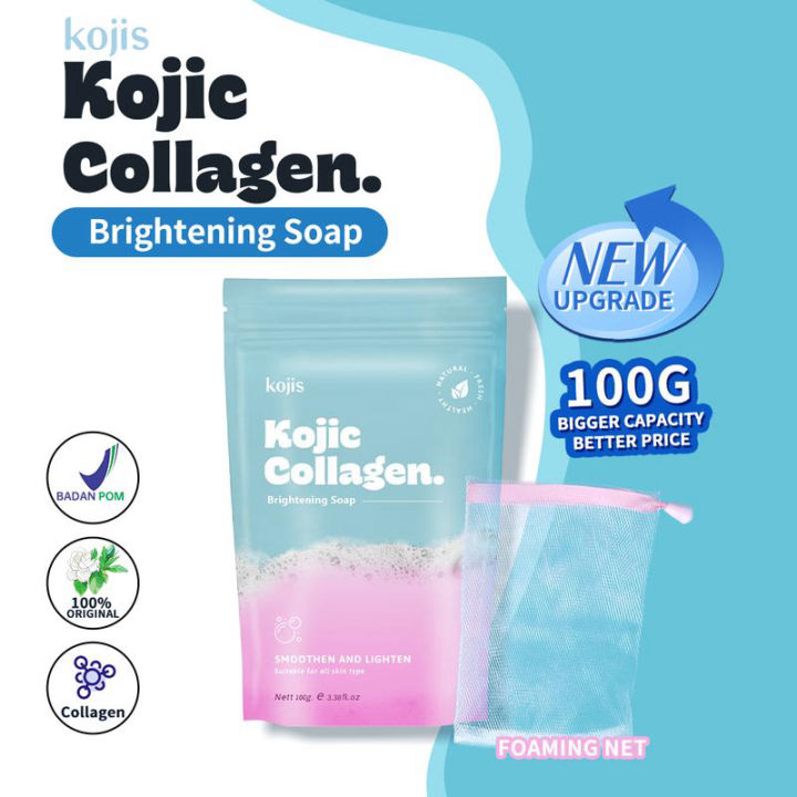 [Ready Stock][BPOM]Kojis Kojic Collagen Brightening Soap 100g | Lazada ...