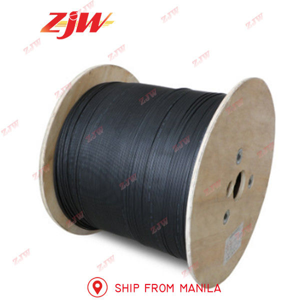 ZJW 500m/1000m FTTH Self Supporting Butterfly Cable 2 Core w/ SC FC ...