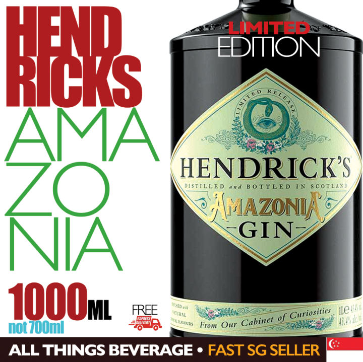 Hendricks Gin Amazonia 1000ml not 700ml Limited Edition - EXPRESS ...