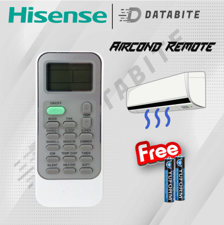 Hisense KS-HS01V For Air Cond Air Conditioner Remote Control Alat ...