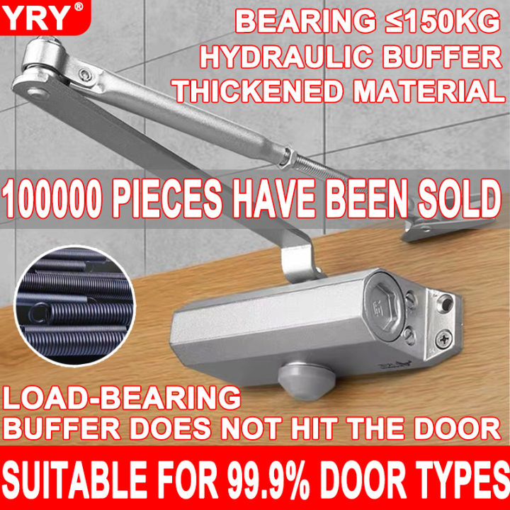 Silent with cushioning Door Closer Heavy Duty Automatic Hydraulic 85KG ...