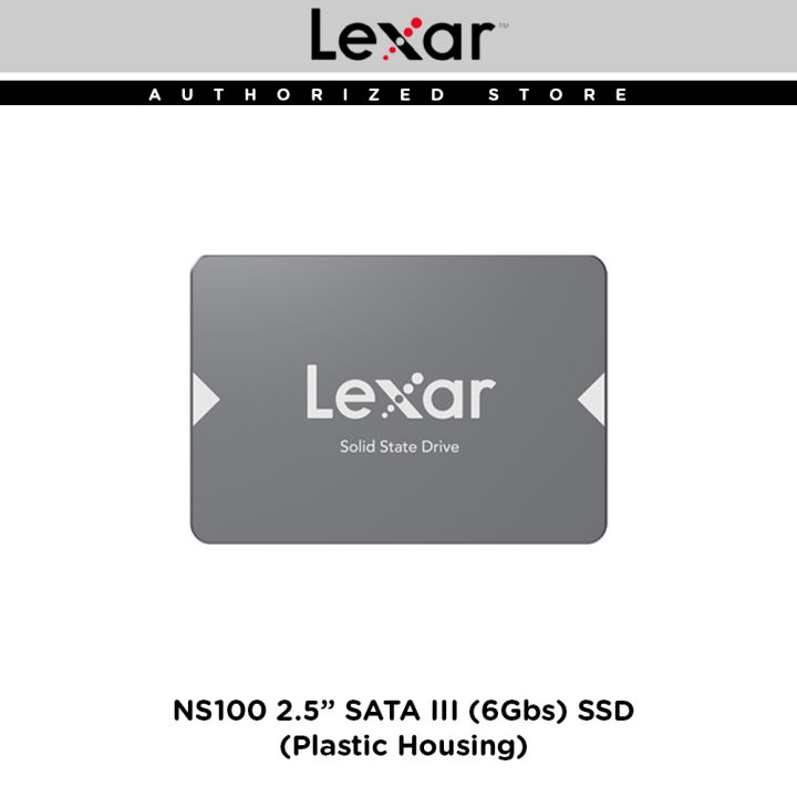 Lexar NS100 2.5” SATA III,6Gb/s SSD (Plastic Housing) | Lazada PH