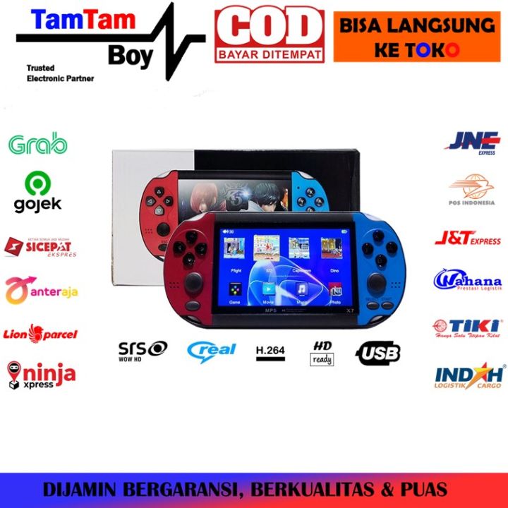 Video Game Console Handhled Portable X7 Retro PSP 4.3 Inch P2P MP5 ...