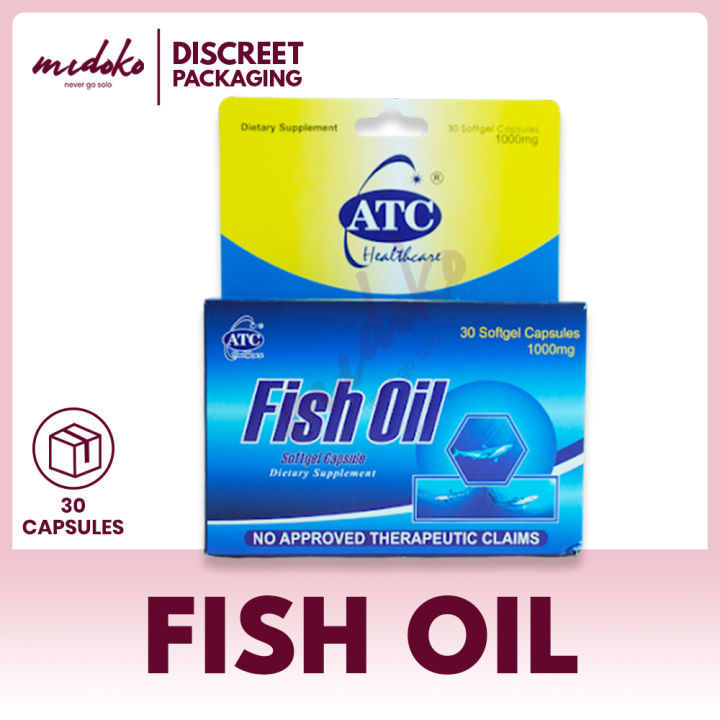 Midoko ATC Fish Oil Soft Gel Capsules - 30s | Supports Heart, Brain ...