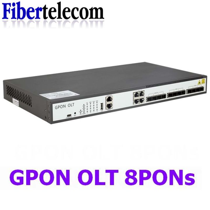 GPON OLT 8PON ports 8 ports GPON OLT module USB 4 SFP+ compatible with ...