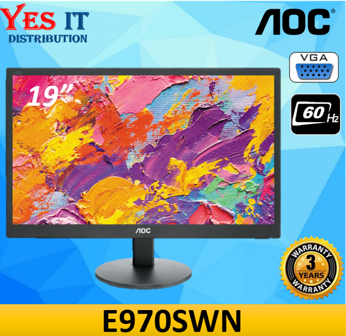 19" Monitor AOC E970SWN LCD 18.5 LED MONITOR | Lazada