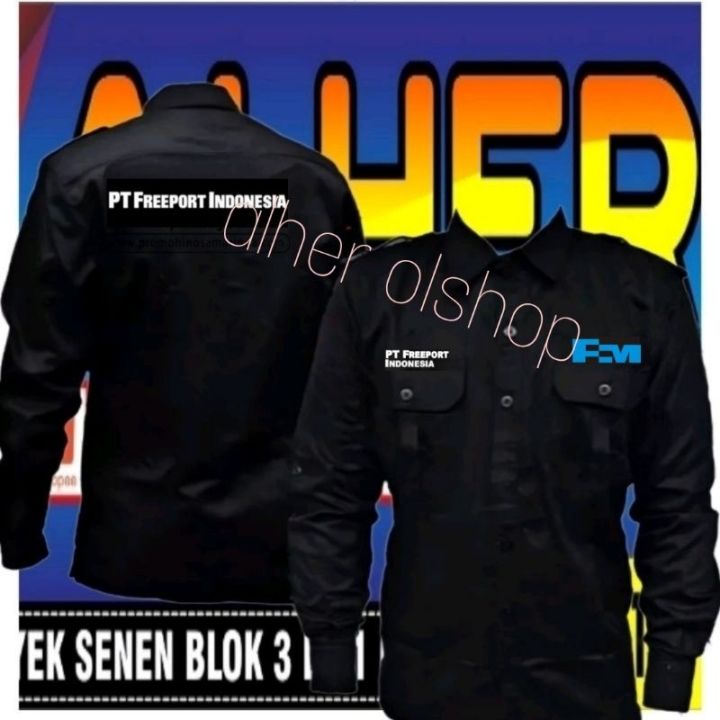 Kemeja Freeport baju Freeport seragam Freeport Pdh Freeport kemeja PT ...