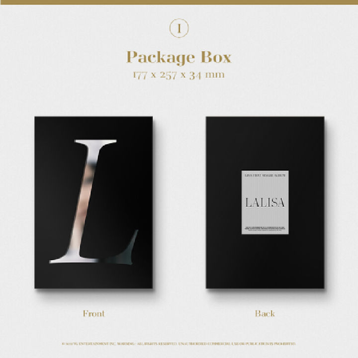 YG LISA FIRST SINGLE ALBUM LALISA BLACK ver. | Lazada.co.th