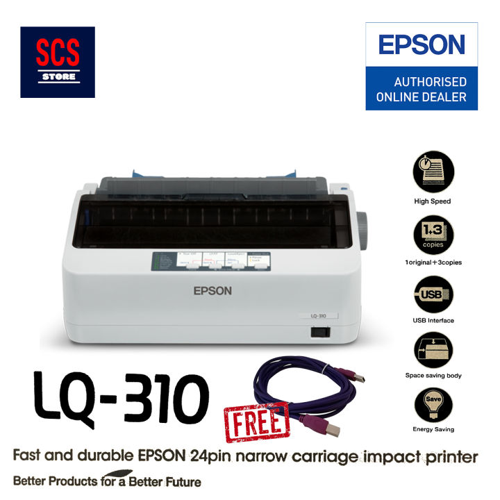 EPSON LQ-310 DOT MATRIX PRINTER | Lazada