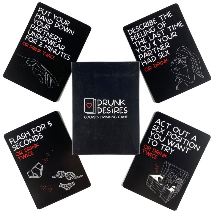 Party Cards Drinking Game Drink Desire Card Game - Card Game Drinking ...