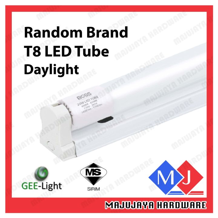 9W 22W T8 2ft 4ft Lampu Kalimantang Casing Tube Terang Daylight Light ...