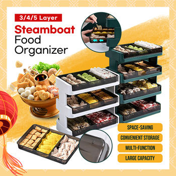 Steamboat Food Organiser / Hot Pot Storage Organizer /Multifunctional ...