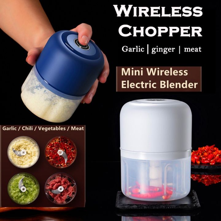 Wireless Garlic Meat Food Chopper Electric Pencincang Bawang Makanan ...