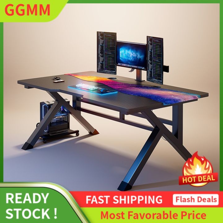 [COD] computer desk desktop home gaming table and chair bedroom simple ...