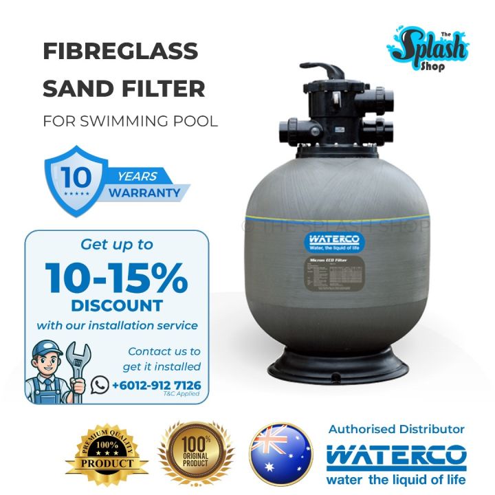 𝐅𝐈𝐋𝐓𝐄𝐑 - Sand Filter S600 For Swimming Pool : WATERCO TOP QUALITY | Lazada