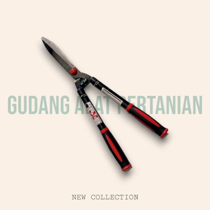 Gunting tanaman rumput besar gagang fiber model tarik | Lazada Indonesia