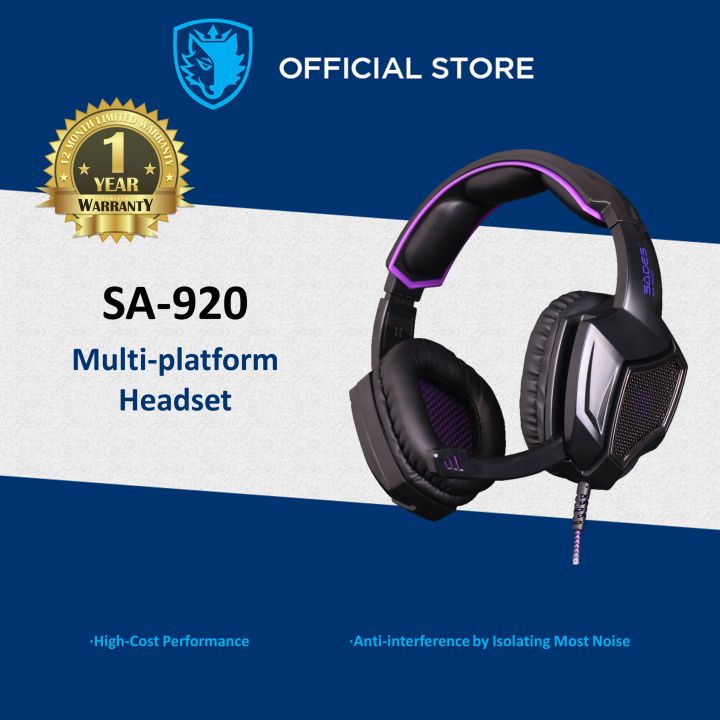 Sades SA-920 Video Gaming Headset | Lazada