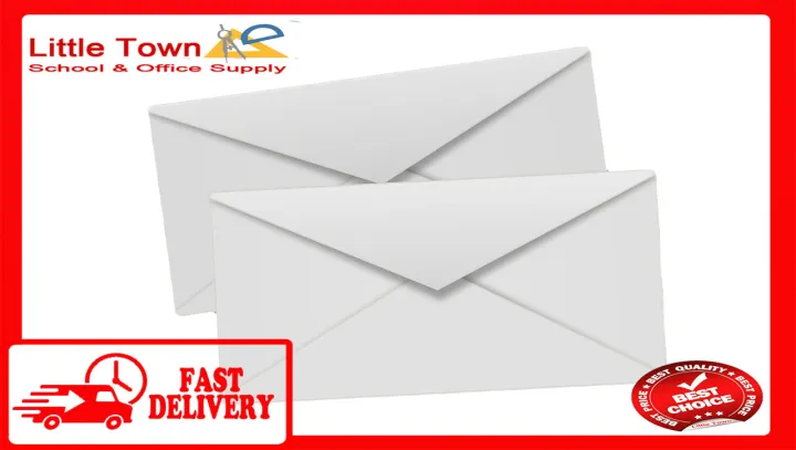 White Paper Letter Envelope without window Short & Long | Lazada PH