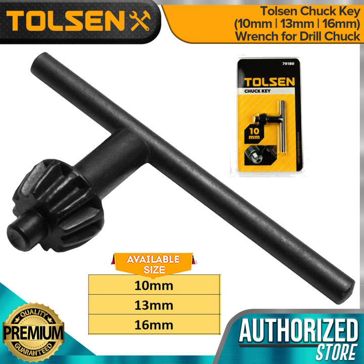 Tolsen Chuck Key (10mm | 13mm | 16mm) Wrench for Drill Chuck | Lazada PH