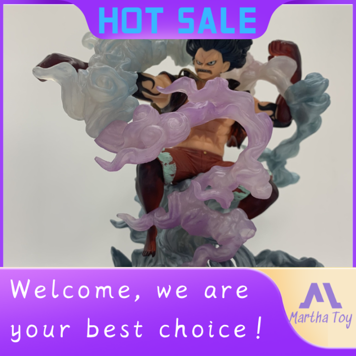 One Piece Anime Gear 4 Snake Man Luffy Animation Figure Ornament Model ...